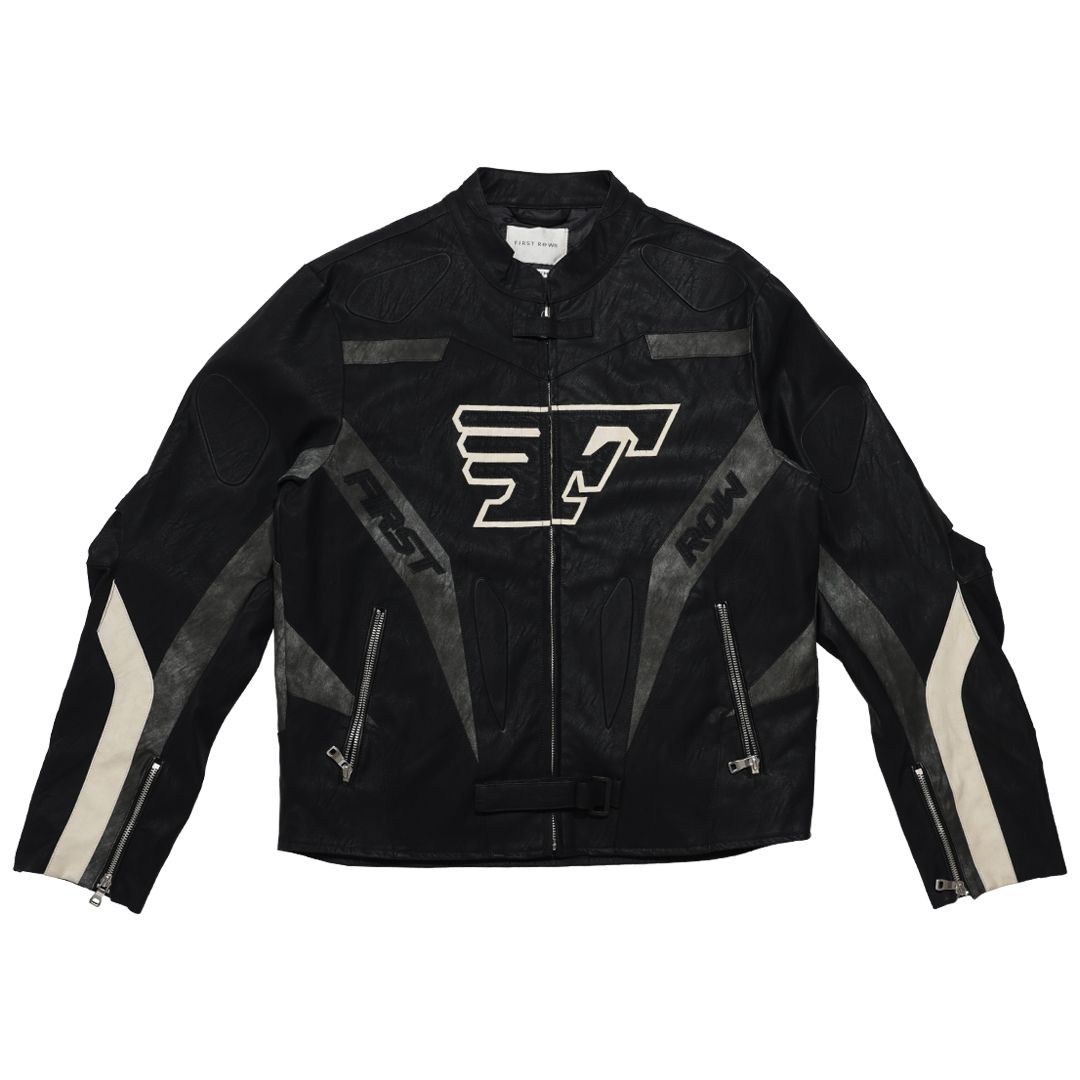 First Row Furious Motor Racing Leather Jacket – DR STYLZ
